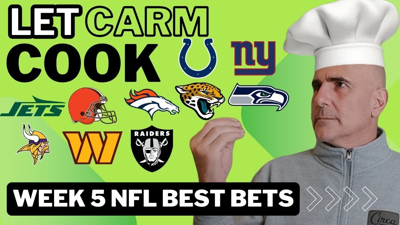Best NFL Week 5 Predictions, Picks and Bets | Let Carm Cook | 2024 ...