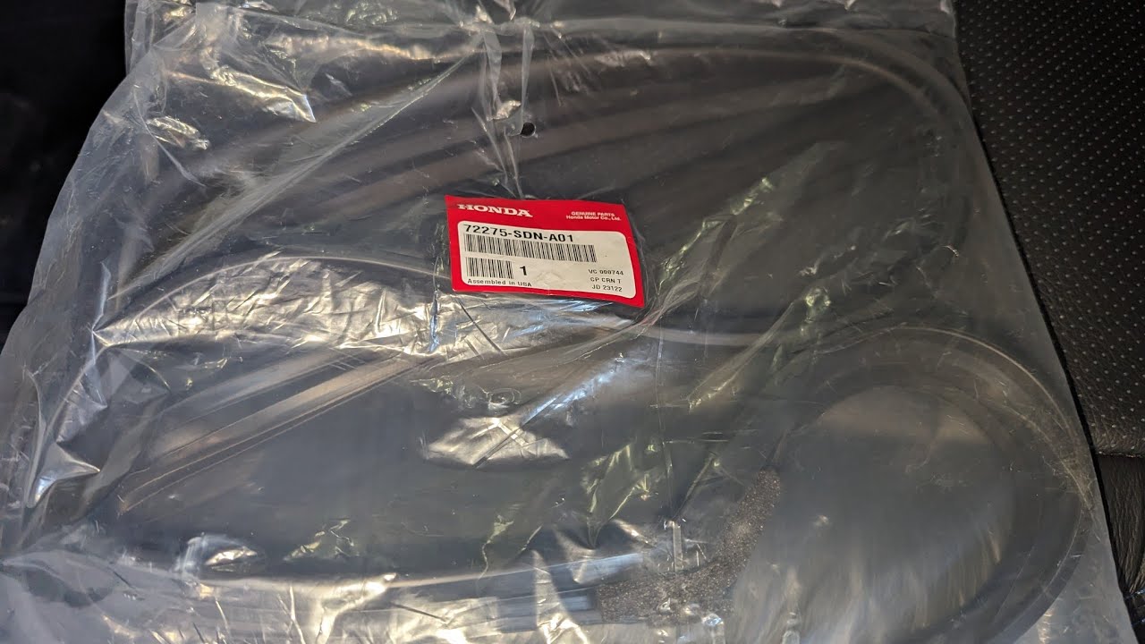 2003-07 Accord Door Run Trim Replacement / Door Panel Removal and ...