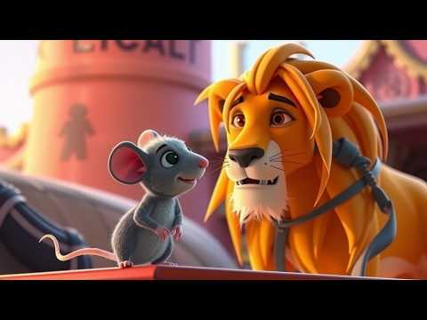 🦁 The Lion and The Mouse | A Timeless Fable of Kindness & Friendship ...