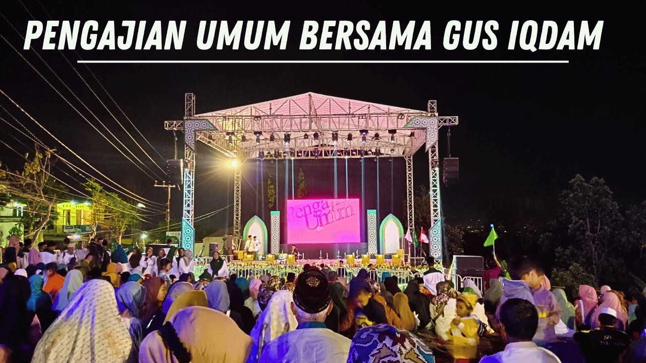 Pengajian Gus Iqdam Desa Jeding Kec. Junrejo Kota Batu - YouTube