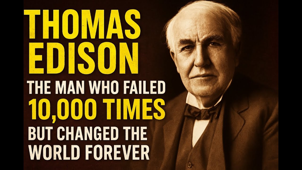 “Thomas Edison: The Man Who Failed 10,000 Times but Changed the World ...