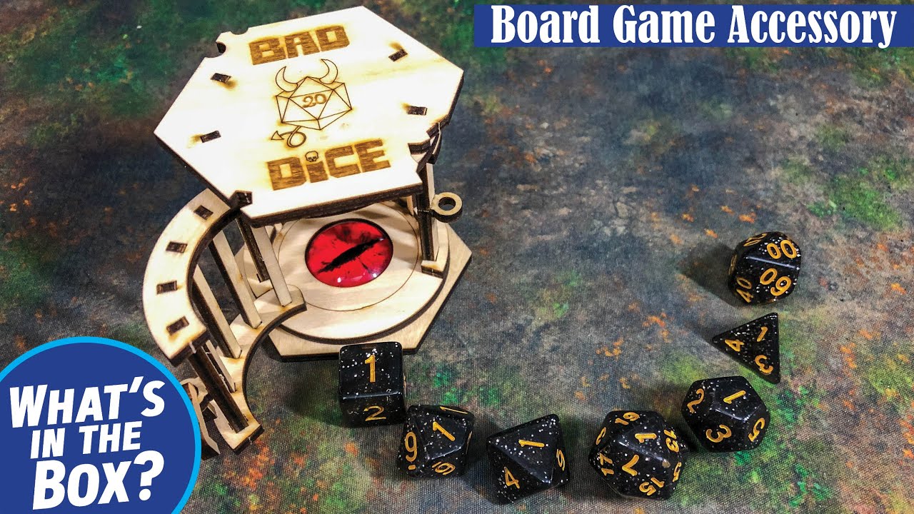 BAD DICE - A Dice Jail accessory to put your dice in time out - YouTube