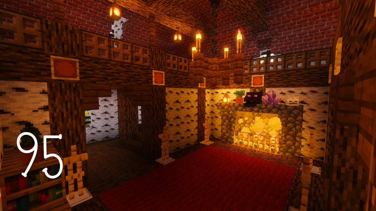 🏠 Minecraft Relaxing Gameplay #️⃣9️⃣5️⃣ Cozy Interior Design 😌 No ...