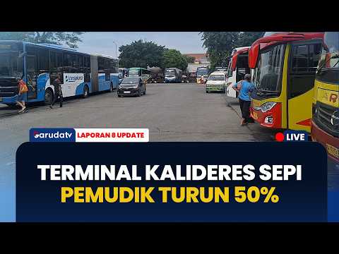 H-1 Lebaran 2026: Arus Mudik di Terminal Kalideres Alami Penurunan Hingga 50% | LAPORAN 8 UPDATE