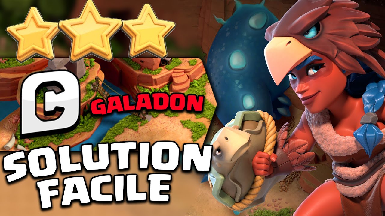 Comment FAIRE 3 étoiles sur le DEFI DE GALADON + NOUVEAUA SKIN ...
