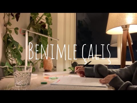 Benimle 40 dakika ders çalış | ara vermeden ( müziksiz) #studywithme