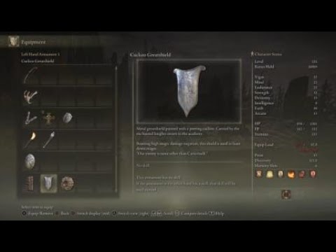 ELDEN RING Cuckoo Greatshield Location - Liurnia Of The Lakes - YouTube