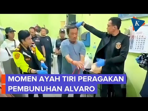Detik-detik Alex Iskandar Peragakan Pembunuhan Alvaro