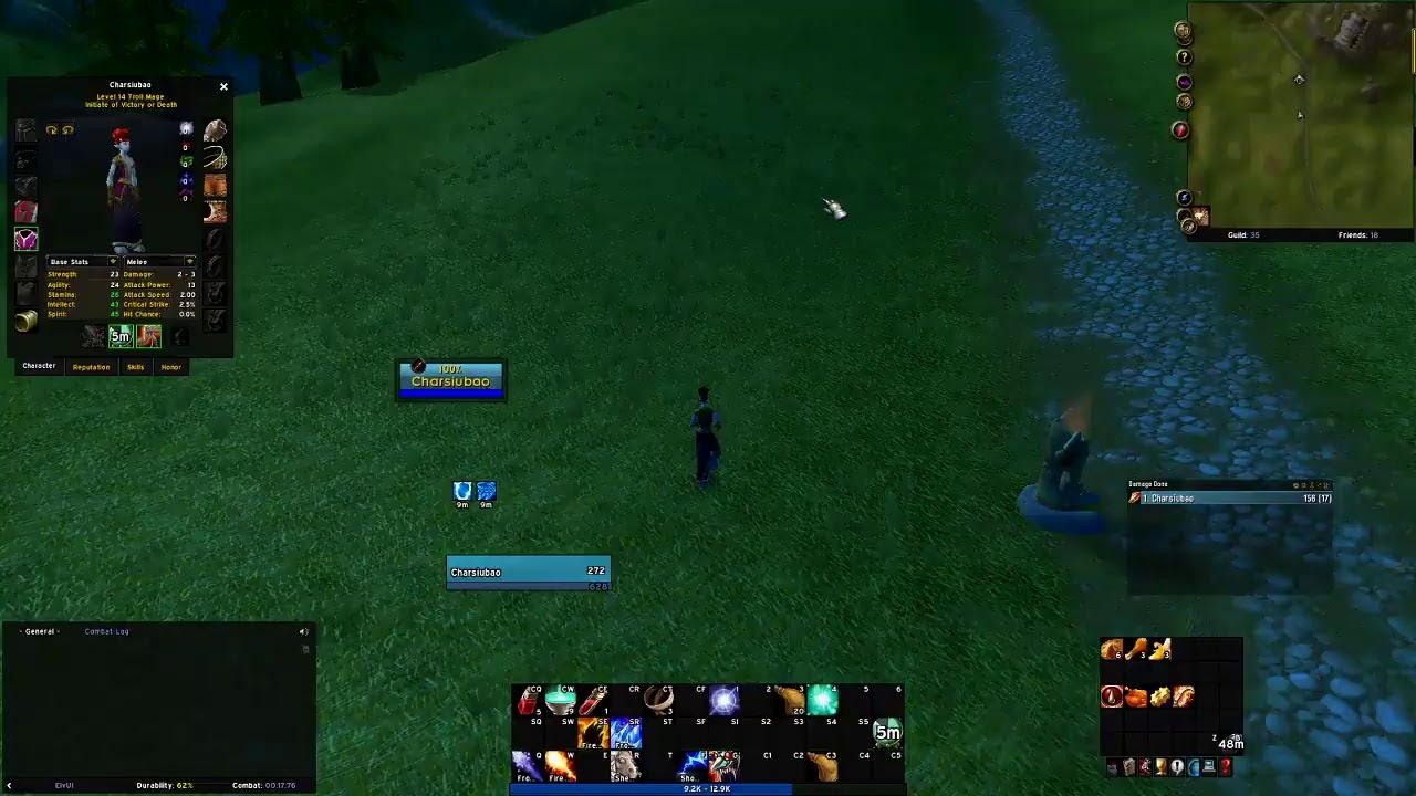 Wow Classic Hardcore Troll Mage Leveling Youtube