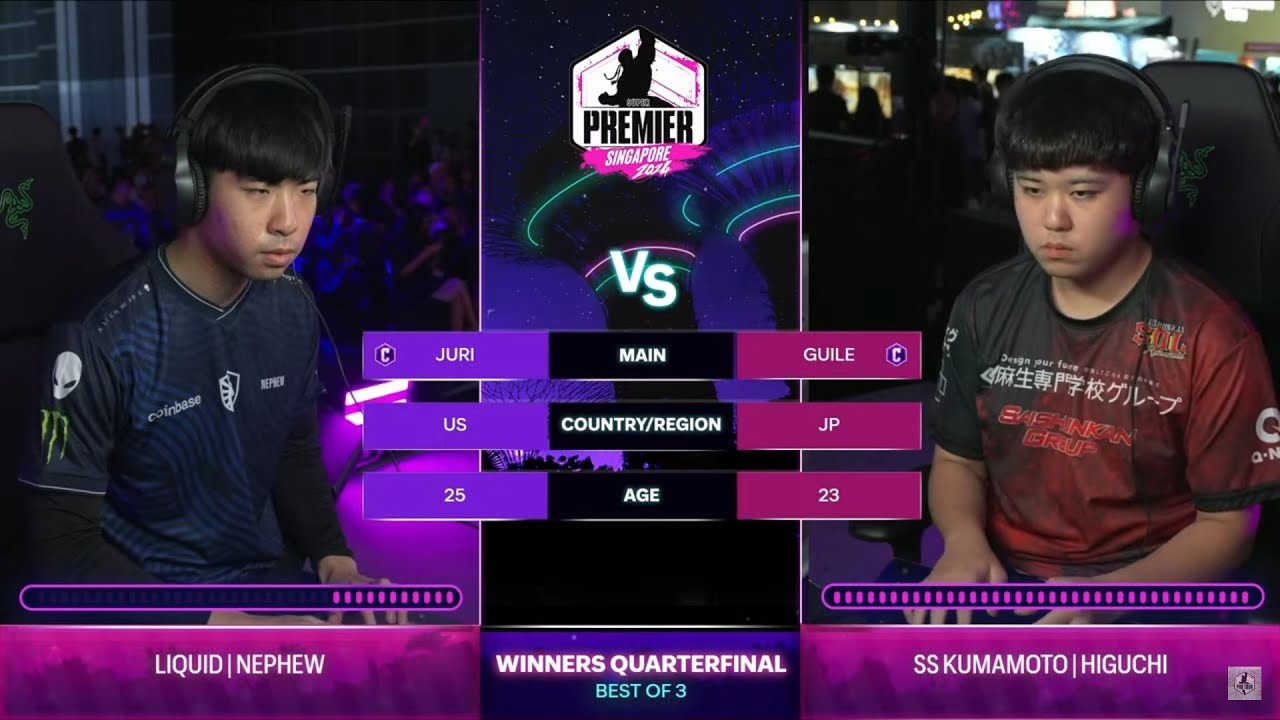Newphew (Juri) vs Higuchi (Guile) - TOP 16 - DAY 3 - Super Premier ...