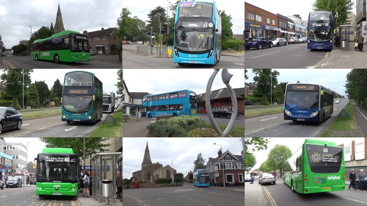 Bus Destination: Oadby (June 2023) - YouTube