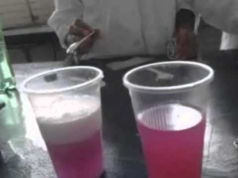 La col morada como indicador de acidos y bases - YouTube