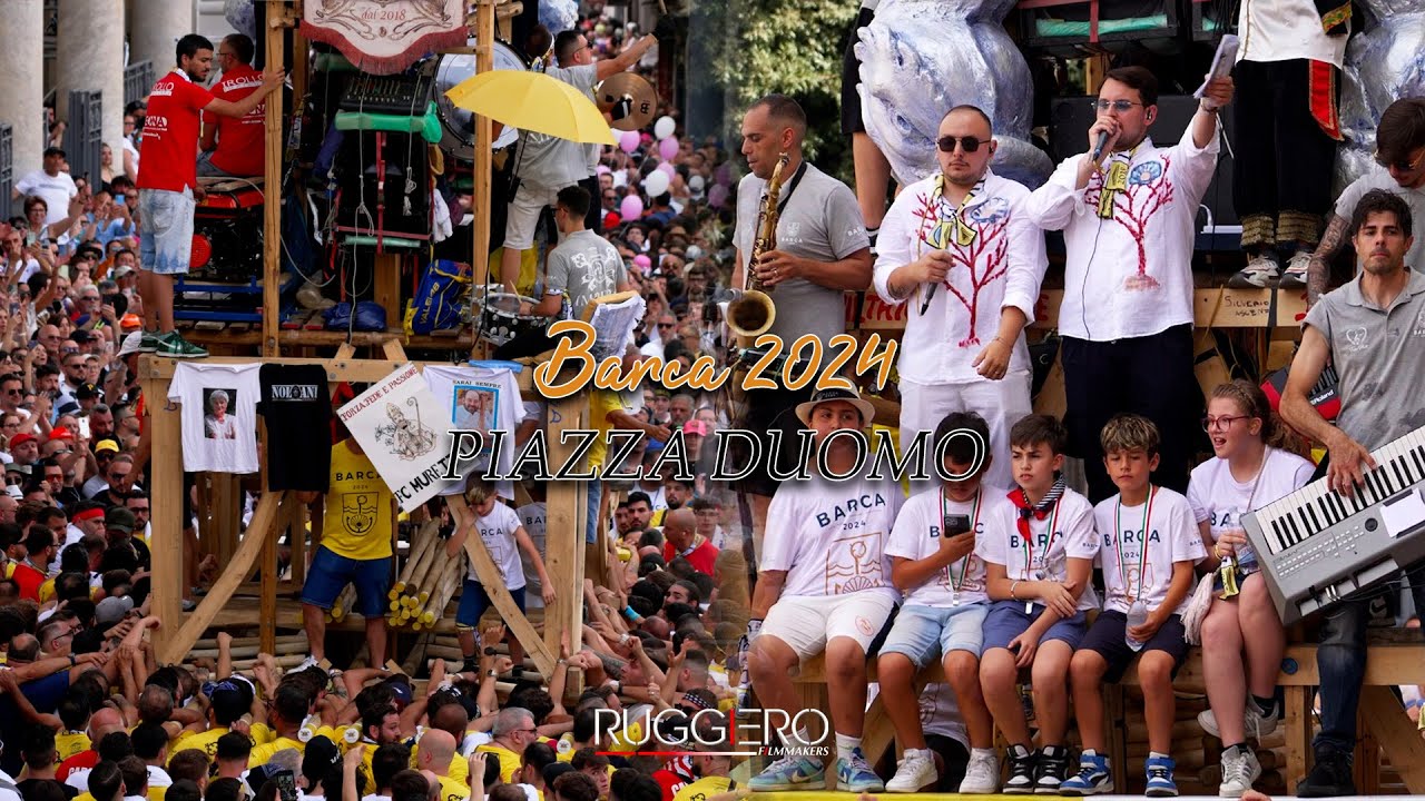 NOLA FESTA DEI GIGLI - PIAZZA DUOMO BARCA 2024 - PARANZA IMPERO NOLANO ...