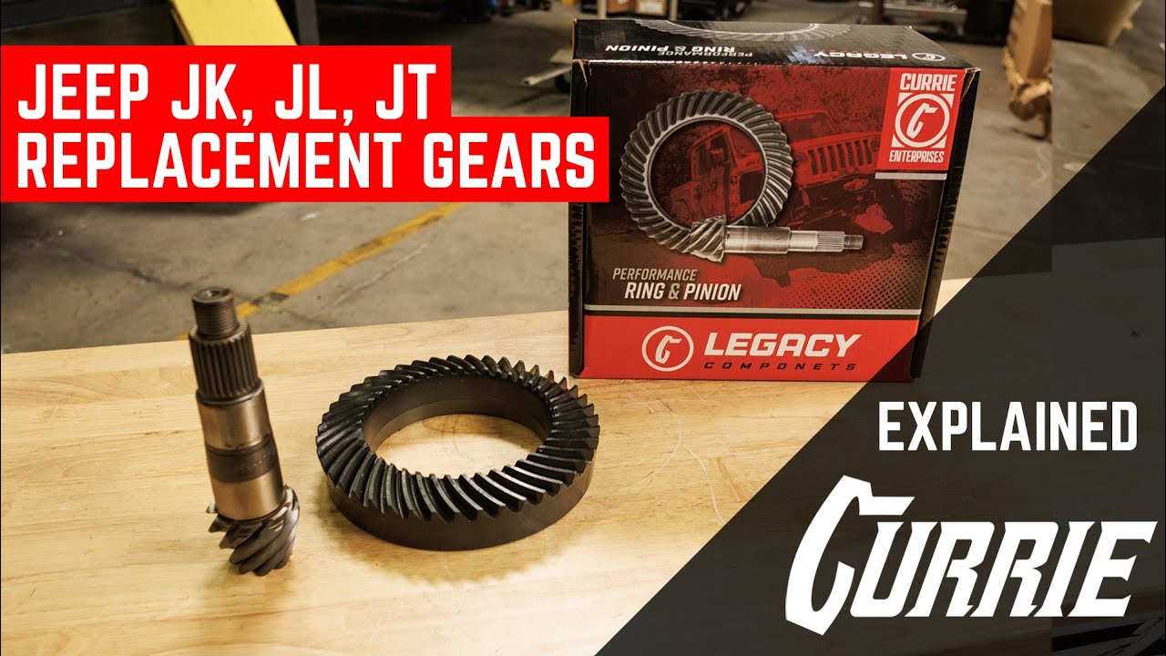 CURRIE REPLACEMENT GEARS FOR JEEP JK, JL, AND GLADIATOR | EXPLAINED ...
