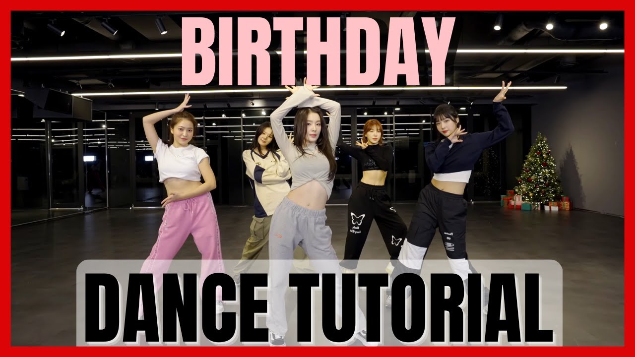 RED VELVET- BIRTHDAY Dance Practice Mirrored Tutorial (SLOWED) - YouTube