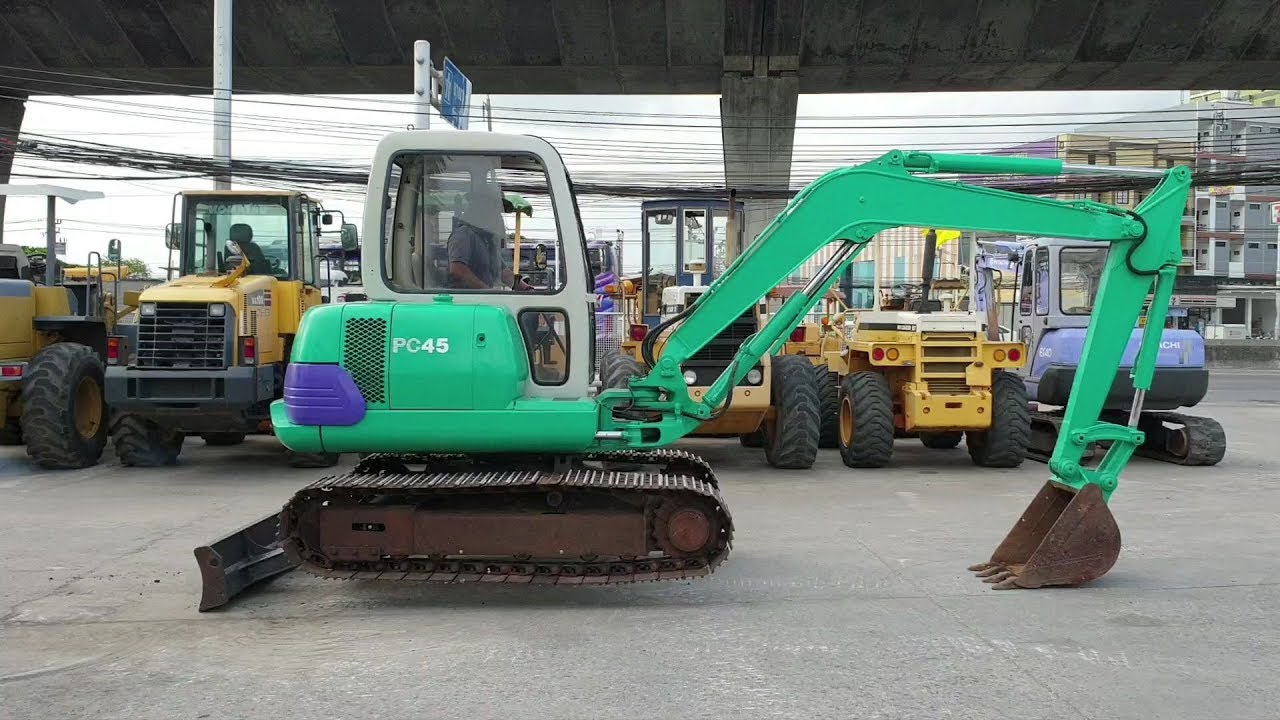 ขายรถขุด Komatsu PC45-1 คอนโทรลน้ำมัน ปั้มนิ้ว ตู้เก๋ง เดิมๆจากญี่ปุ่น ...