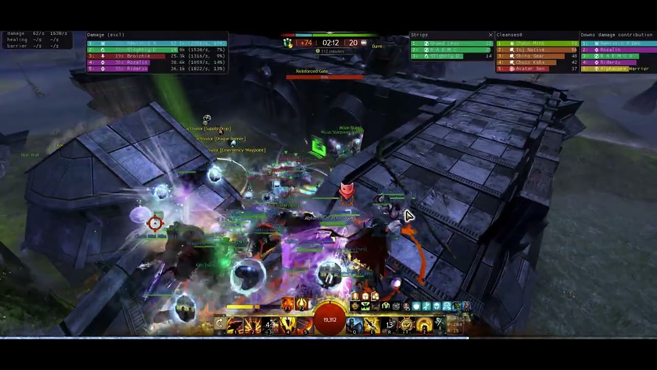 GW2 WvW - play with [red] :D open field fight - YouTube