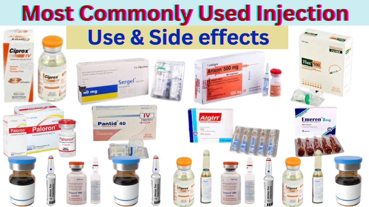 Most Commonly Used Injection || common used injection || common ...