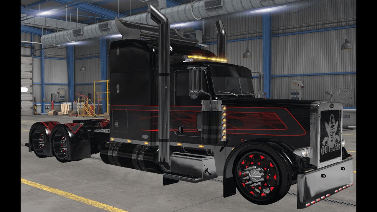 ATS Mods 1.39 - Peterbilt Outlaw 379/389//Purchase & Customizing - YouTube