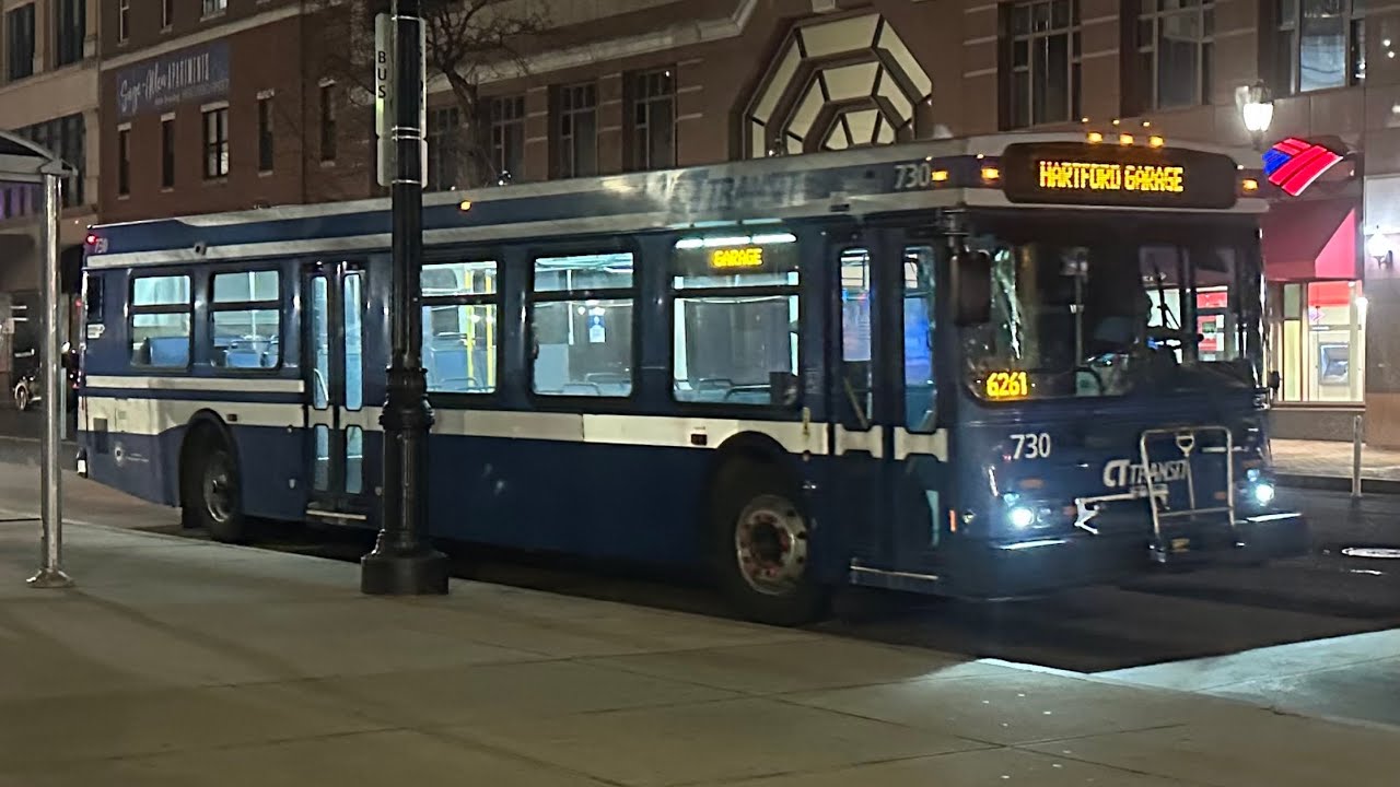 CTtransit 2007 New Flyer Industries D40LF #730 Ride on route 60 - YouTube