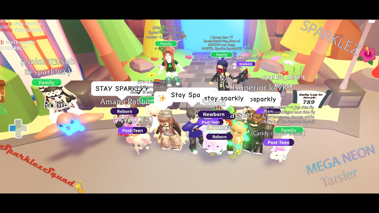 Mega Tarsier and More! #sparklez #playadoptme #adoptme - YouTube