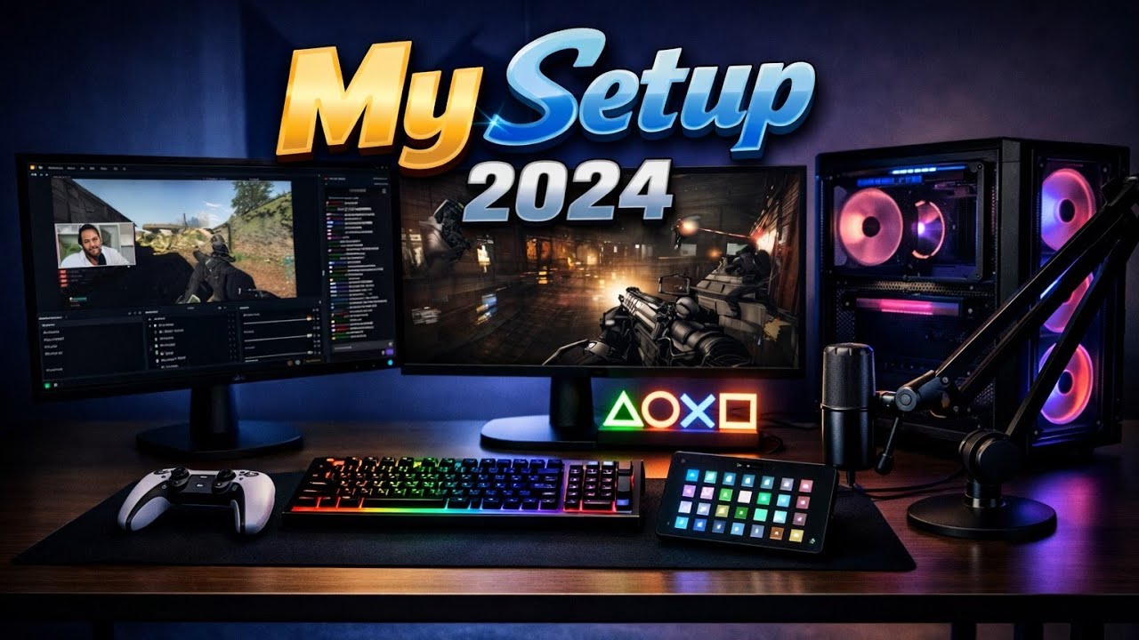 My Gaming/Streaming Setup - 2024 - YouTube