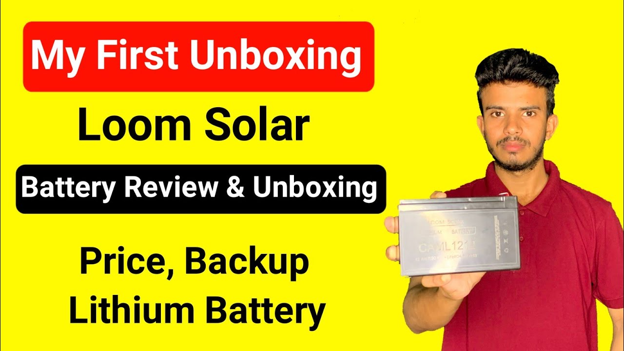 Loom Solar Lithium Battery Review 2022. 12 Ah / 150 Wh Battery. Loom ...
