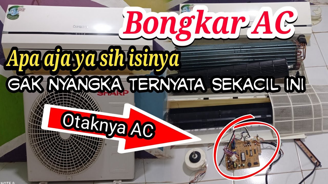 isi dalam AC split dan fungsinya | Teknisi AC - YouTube