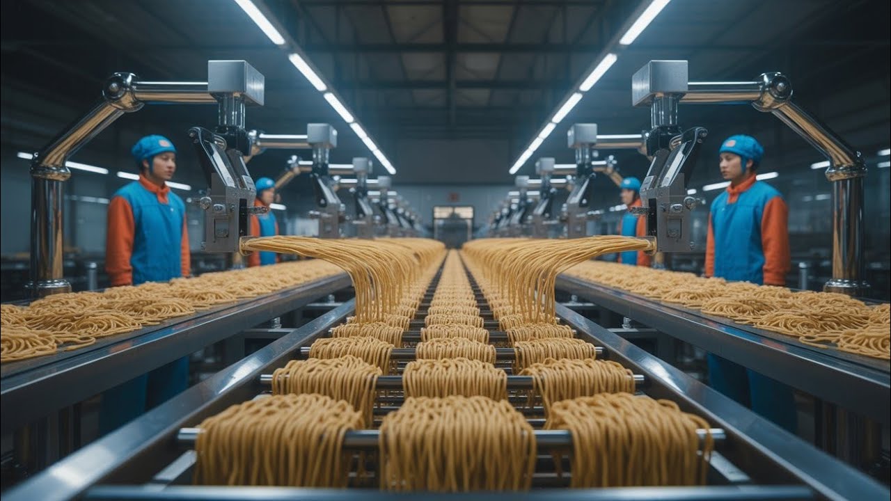 How Instant Noodles Are Made | Factory full Process - YouTube