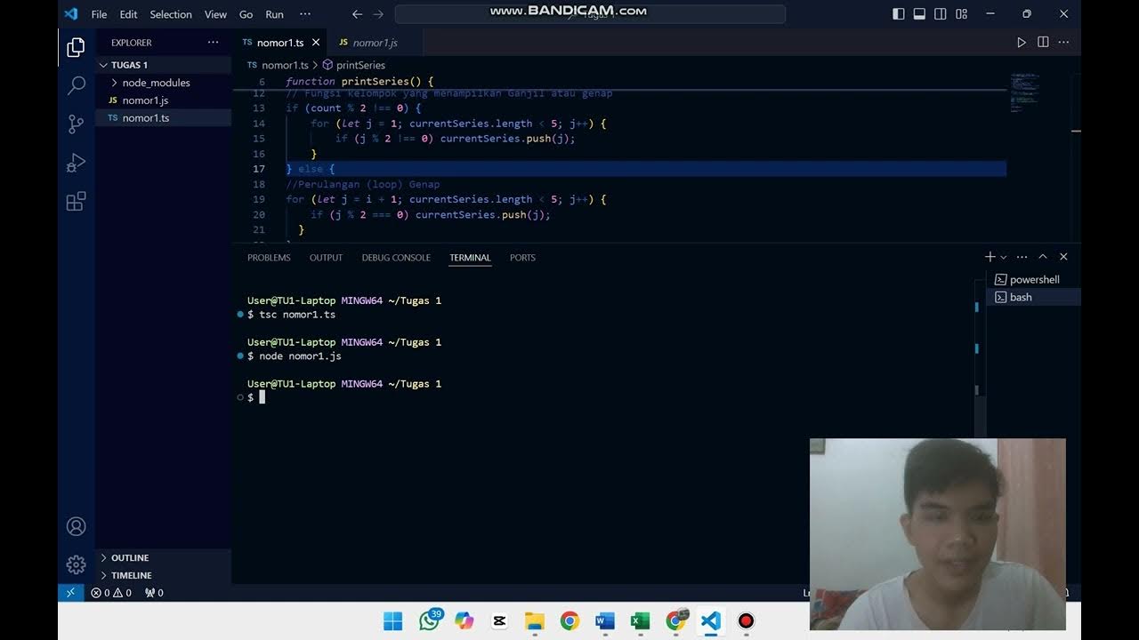 tugas 1 pemrograman berbasis perangkat bergerak - YouTube