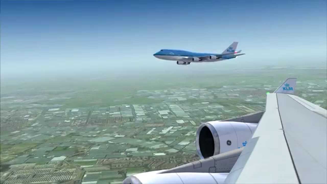 KLM Boeing 747-400 Formation Flight! [FS2004] - YouTube