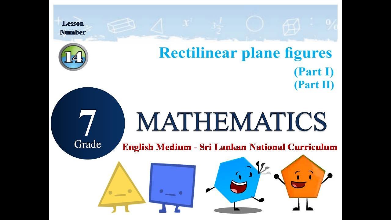 Rectilinear Plane Figures - Grade 7 - 14th lesson - English Medium ...