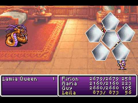 Final Fantasy II GBA - Lamia Queen - YouTube