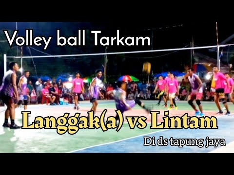 VOLLEYBALL LANGGAK(A) VS LINTAM - YouTube