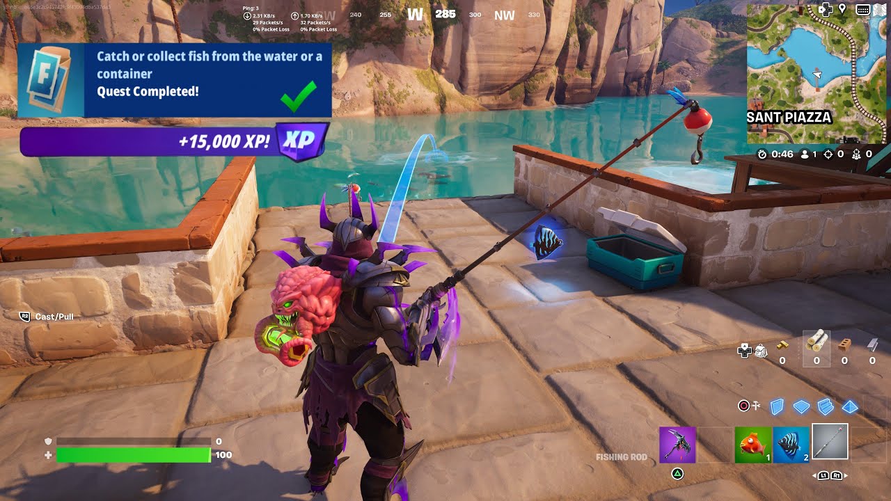 Fortnite - Catch Or Collect Fish From The Water Or A Container (WEEK 13 ...