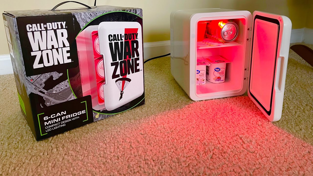 Call of Duty: Warzone - Verdansk - 6 can Mini Fridge unboxing (for ...