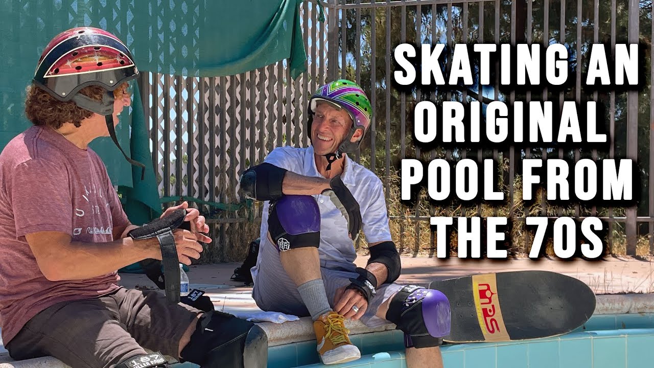 Brad Bowman skating one of the last pools from the 1970s - YouTube