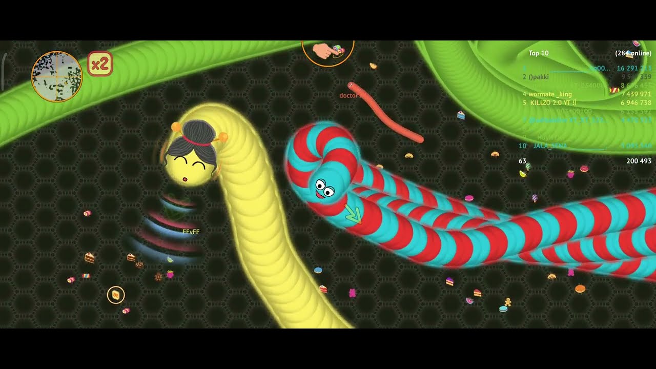 Wormate.io Walkthrough gameplay 10 । 🐍 - YouTube