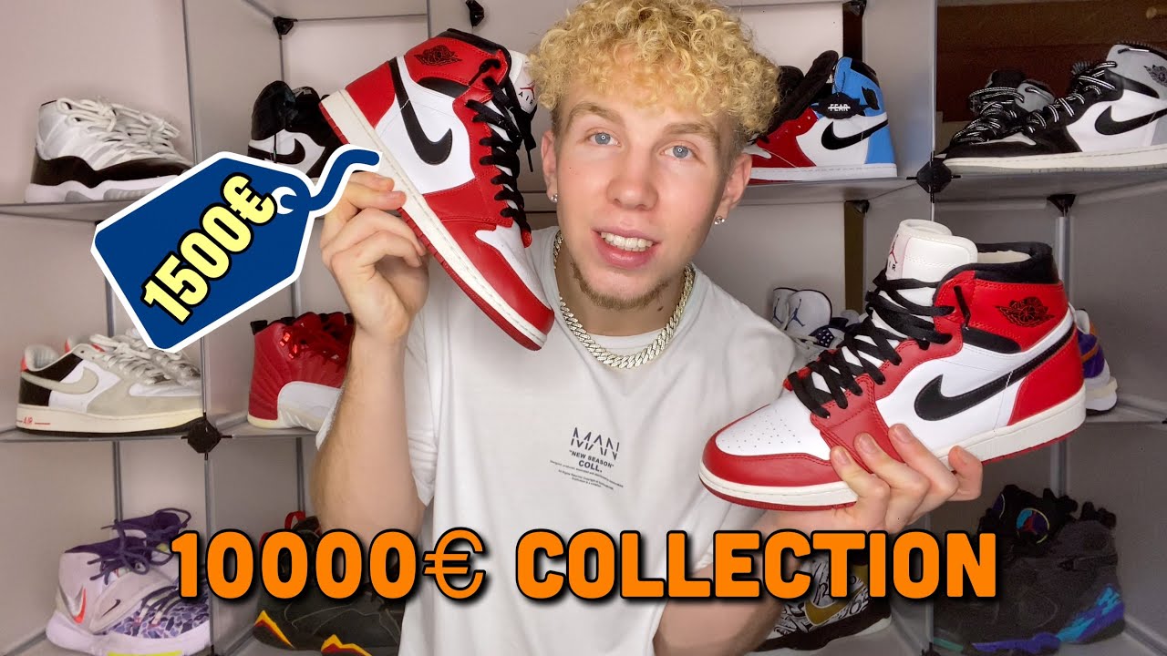Meine 10000€ Sneaker Collection + Roomtour - YouTube