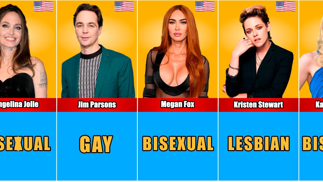 Famous GAY actors and LESBIAN actresses from Hollywood - YouTube