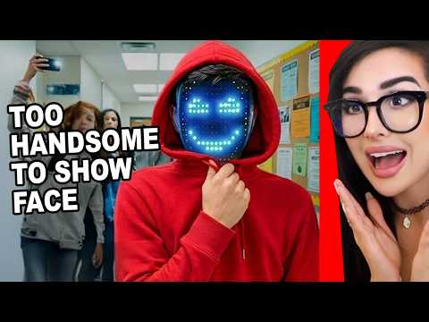 Boy is TOO Handsome to Show Face