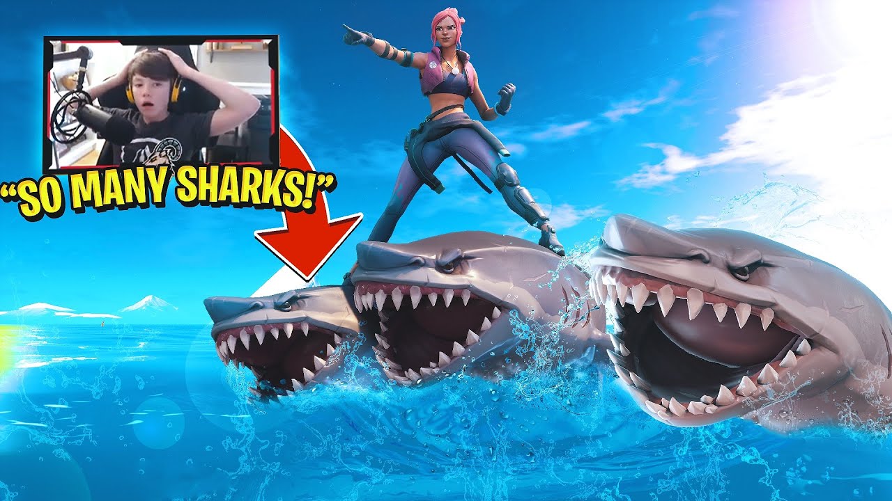 Raiding Twitch Streamers with a SHARK ARMY (Gone Wrong) - YouTube