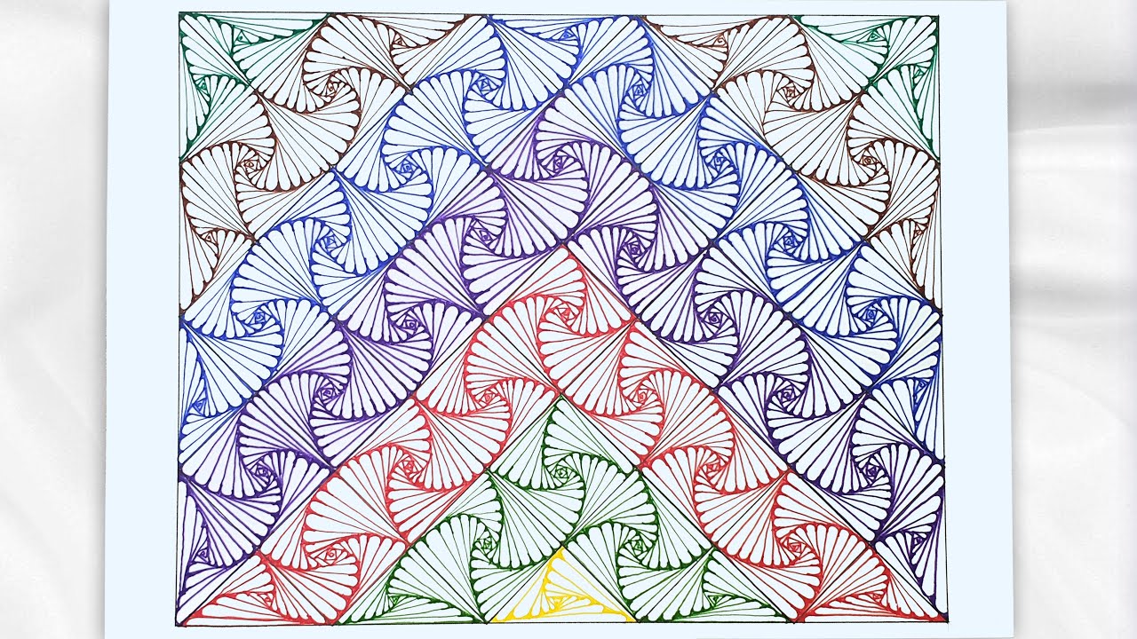 Colorful Zentangle art | Zentangle | Doodle art | Zendoodle | Zentangle ...