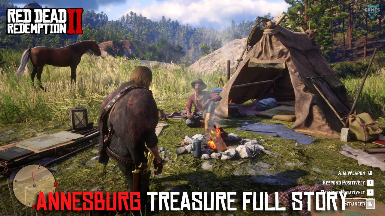 Red Dead Redemption 2 - Full Story Behind Annesburg Sketched Map ...