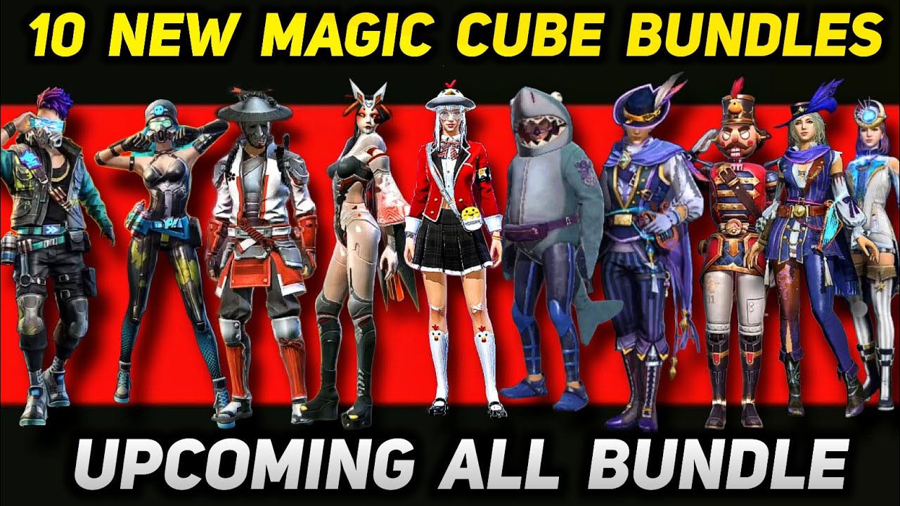 All 10 New Magic Cube Bundles | Free Fire Magic Cube Bundle - Silver ...