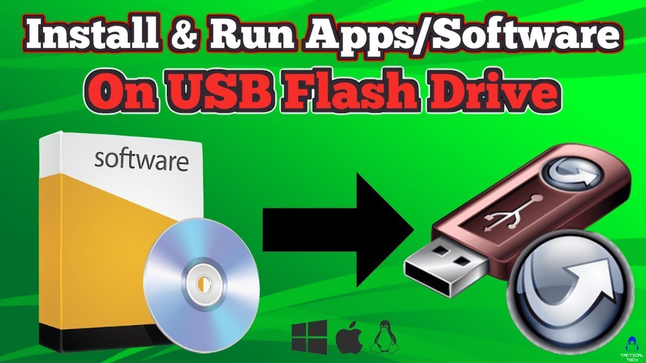 How to Install PC Software on a USB Pendrive | Portable Apps 2022 - YouTube