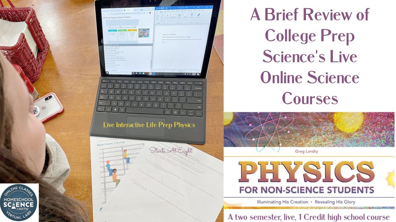 Homeschool Science Class Online - Life Prep Physics with College Prep ...