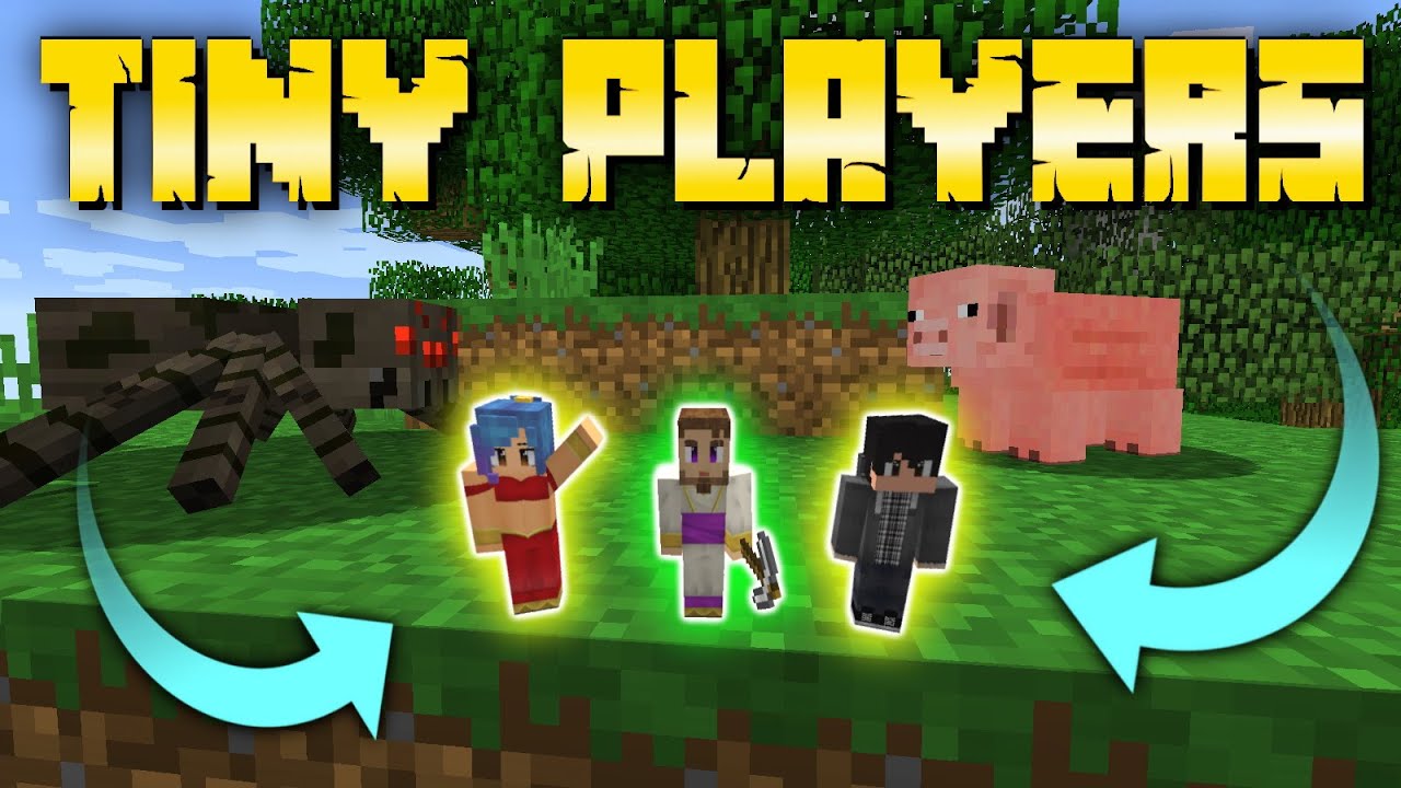 I Became TINY in Minecraft Survival! (GIANT SPIDERS & PIGS) - YouTube