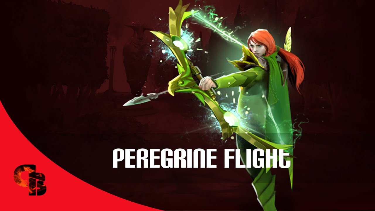 Dota 2: Store - Windranger - Peregrine Flight [Immortal] - YouTube