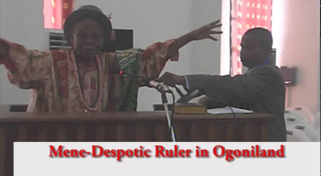 Mene, Despotic Ruler in Ogoniland - YouTube